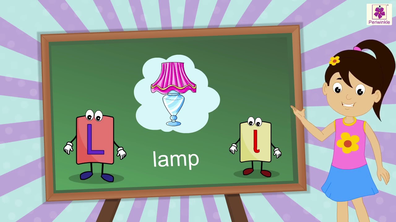 Phonics Letter L with Four Words | ABC Primer | Periwinkle - YouTube