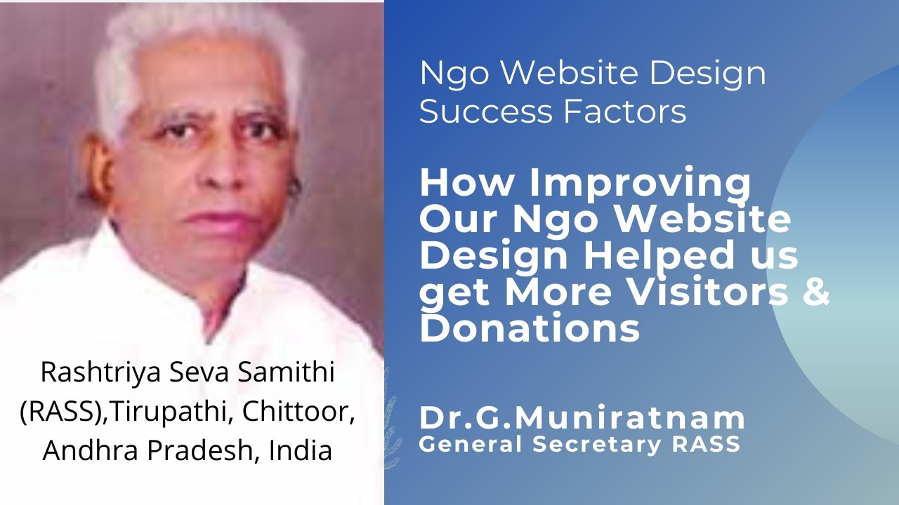 How Improving NGO Website Design has helped RASS to get more Visitors ...