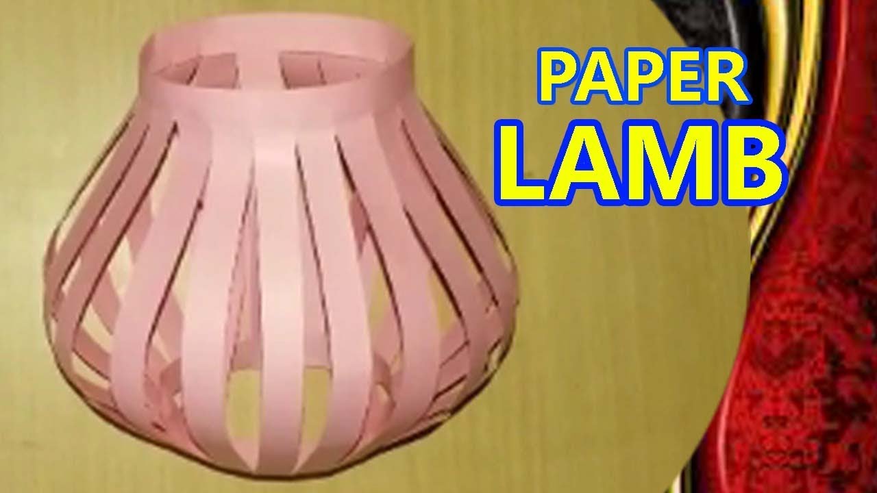 HOW TO MAKE A PAPER LAMB - YouTube