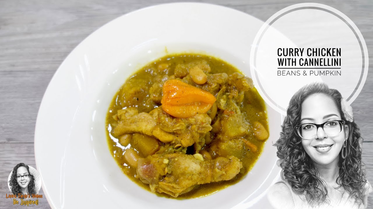 Curry Chicken With Cannellini Beans & Pumpkin - YouTube