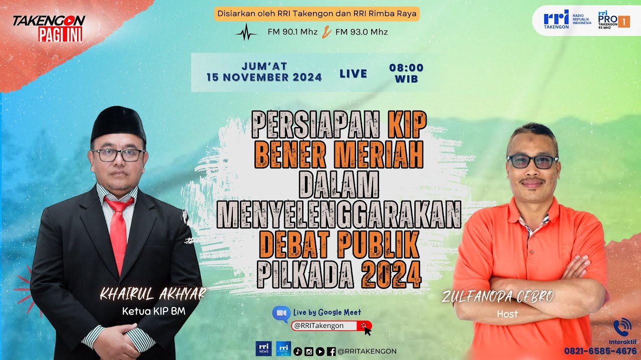 TAKENGON PAGI INI RRI TAKENGON || 15 NOVEMBER 2024 - YouTube