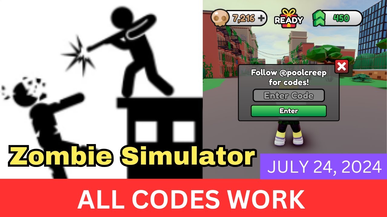*All Codes Work* Zombie Simulator Roblox, 24 July 2024 - YouTube
