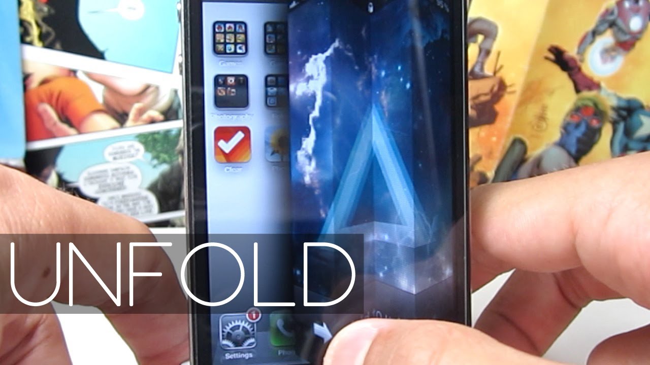 Unfold - AWESOME iPhone Unlock Animation!! - YouTube