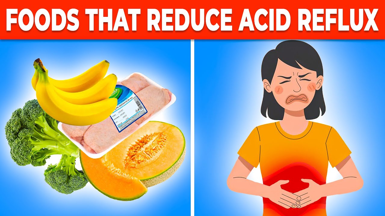7 Foods to Soothe Acid Reflux! Manage Heartburn Easily and Discover the Best Diet - YouTube