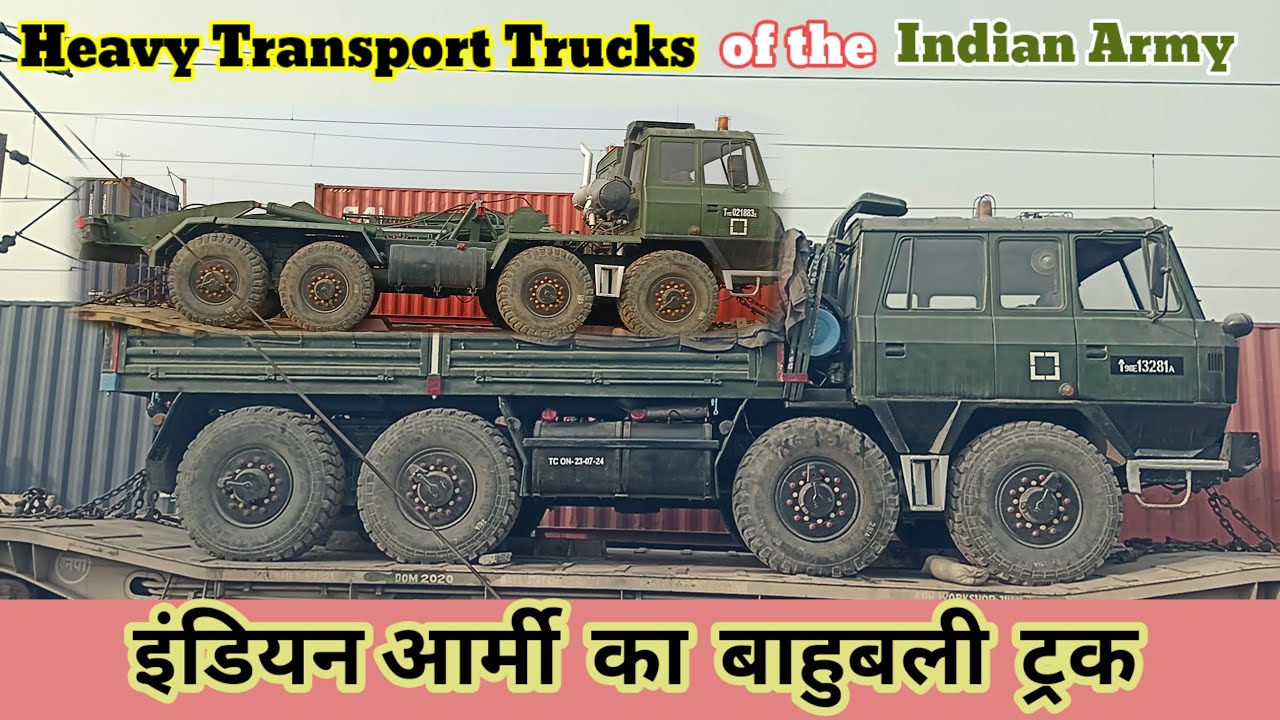 amazing powerful military truck army || Indian Army || Heavy Transport ...