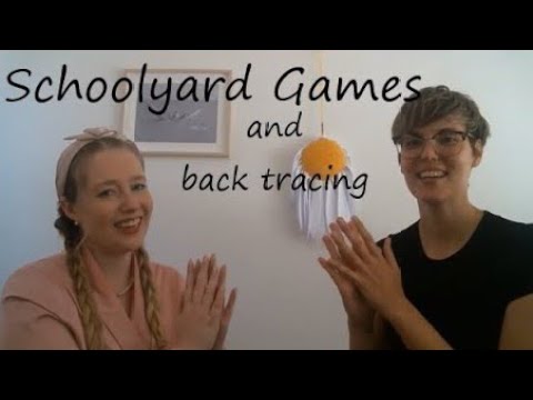 School Games and Back Tracing | Collab with ASMR Eddy | ASMR whisper ...
