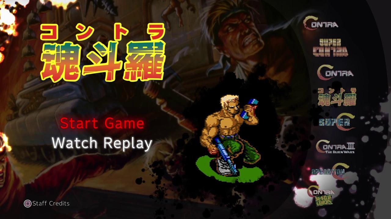 Contra Anniversary Collection Gameplay #4 The Meaning of the Name ...