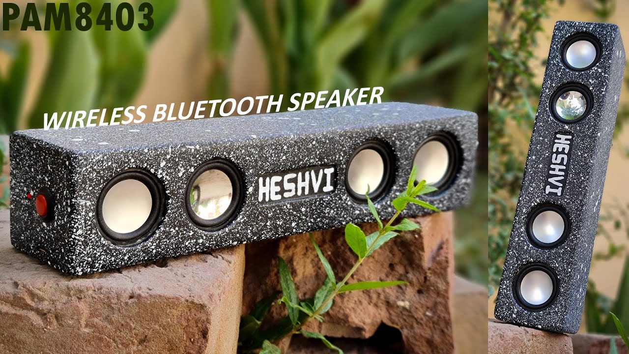 Bluetooth Speaker with PAM8403 | DIY Mini Speaker System | how to make ...