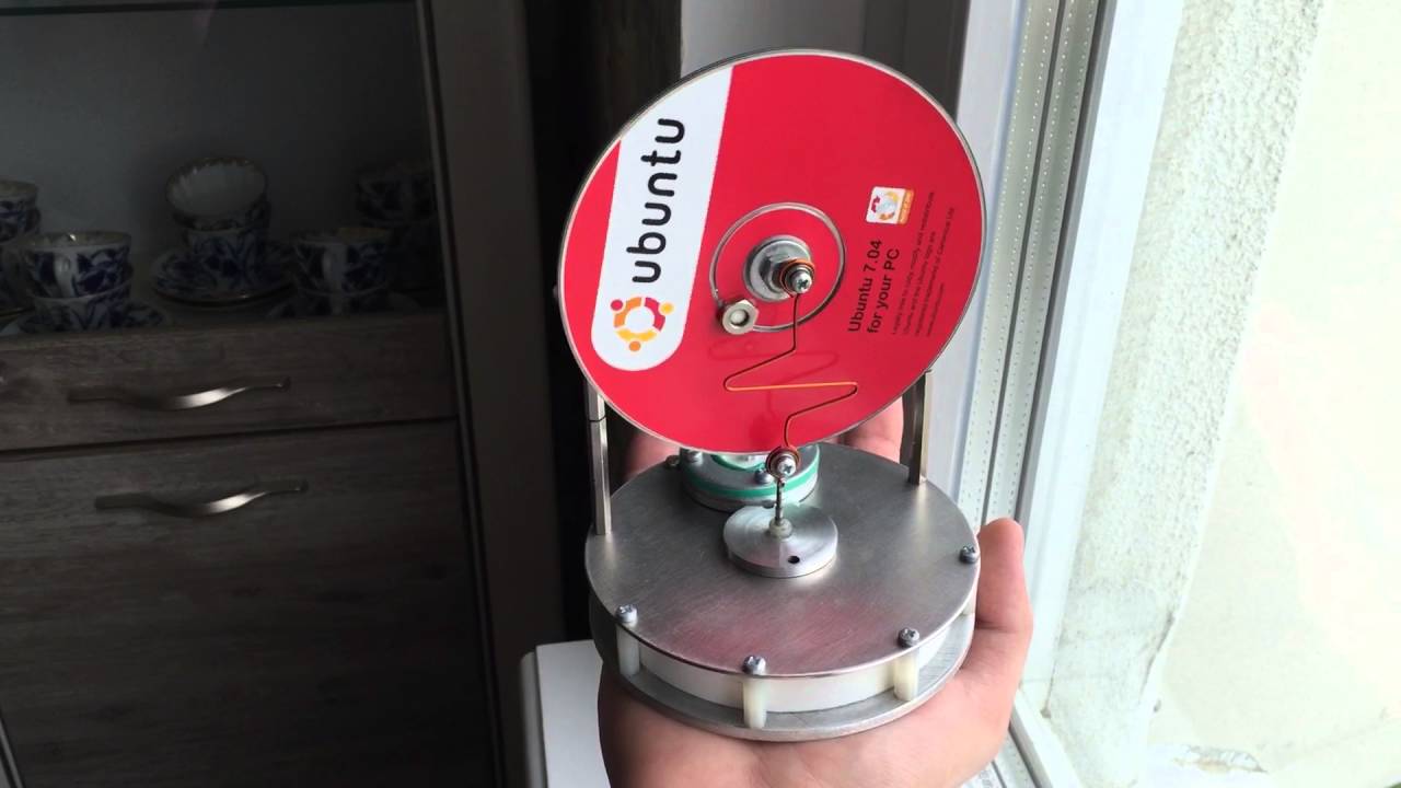 LTD Stirling Engine runs on hand - YouTube