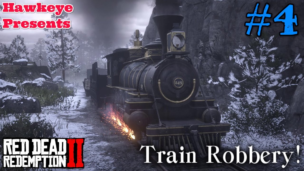 Red Dead Redemption II: Train Robbery! - YouTube