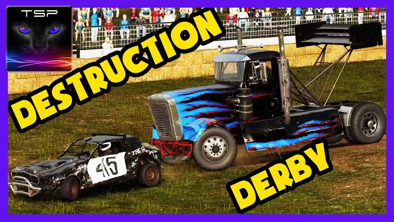 Wreckfest #82 DESTRUCTION DERBY - "Big Rig" Semi Truck vs 23 Cars - YouTube