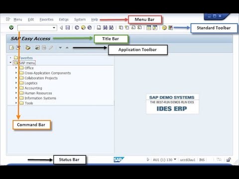 What is the meaning of ICON in the TOOLBAR in SAP system ......? - YouTube