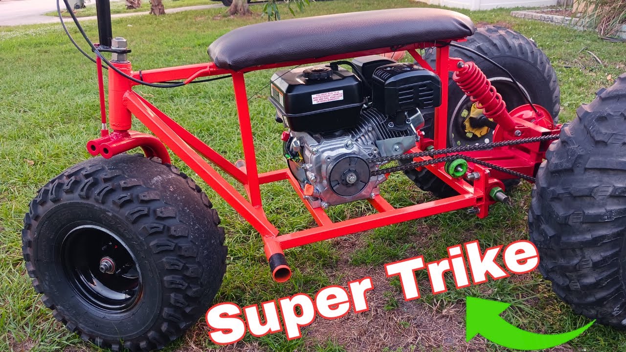 212cc Mini TRIKE Build in Time Lapse Ever FIRST DRIVE!! - YouTube