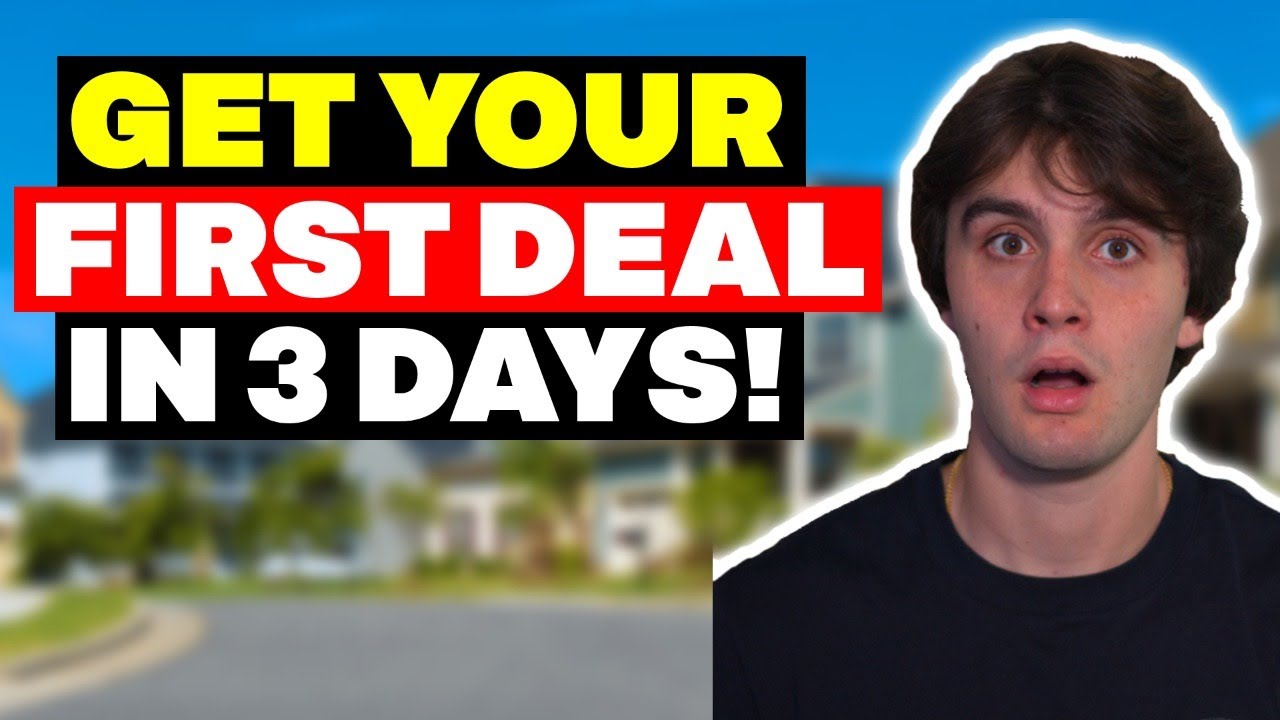 Get Your First Wholesaling Deal in 3 Days! - YouTube