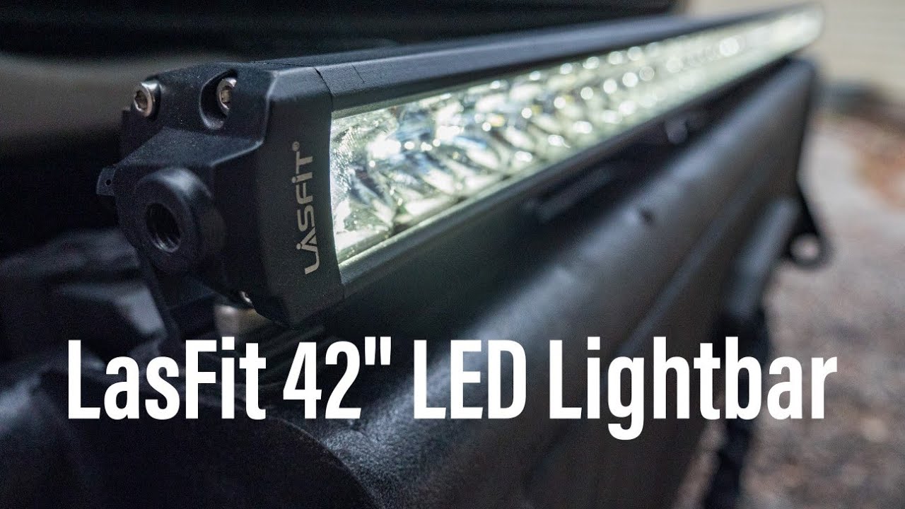LASfit 42" LED Light Bar - Initial Impressions - YouTube