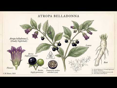 Güzel Avrat Otu: Tıbbın ve Zehirin Kesiştiği Bitki #AtropaBelladonna #GüzelAvrat #ZehirliBitkiler