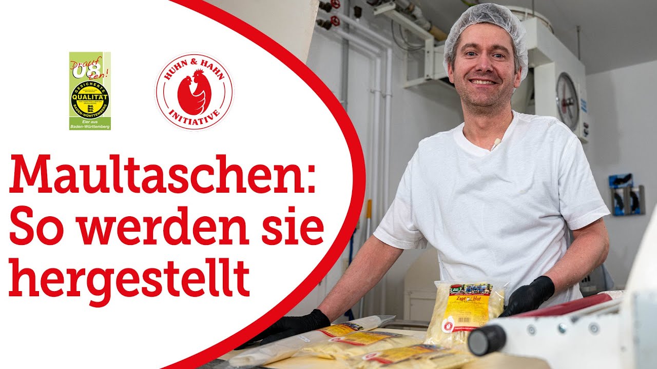 So werden Maultaschen gemacht: der Klassiker aus einem Manufaktur ...
