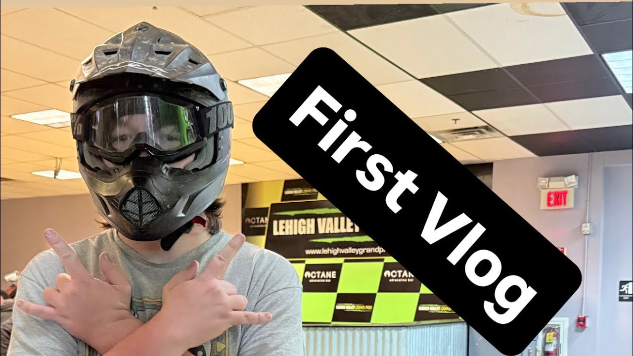 Go Karts and train Tracks (First Vlog) - YouTube