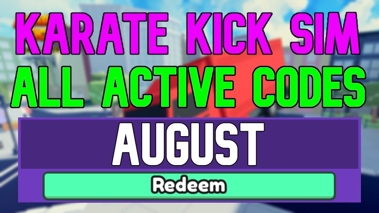 All New August 2022 Codes for ️Karate Kick Simulator ROBLOX WORKING ...