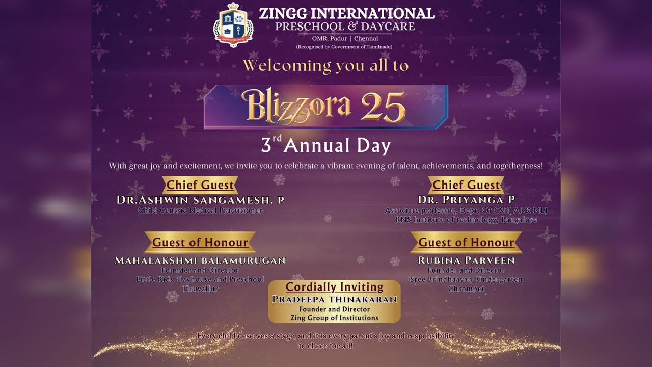Live - Zingg International Preschool -Live -BLIZZORA'25 - Zing's 3rd ...
