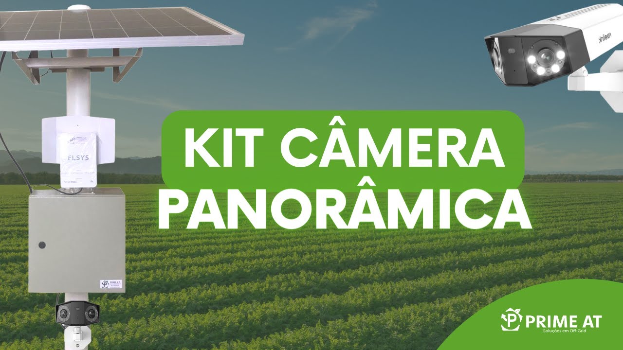 Kit solar sem fio modem chip monitoramento mais time-lapse 4K imagem ...