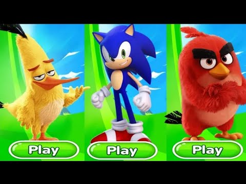 Sonic Dash - chuck Vs Sonic Vs Red - All Boss Zazz Egman -All Character ...