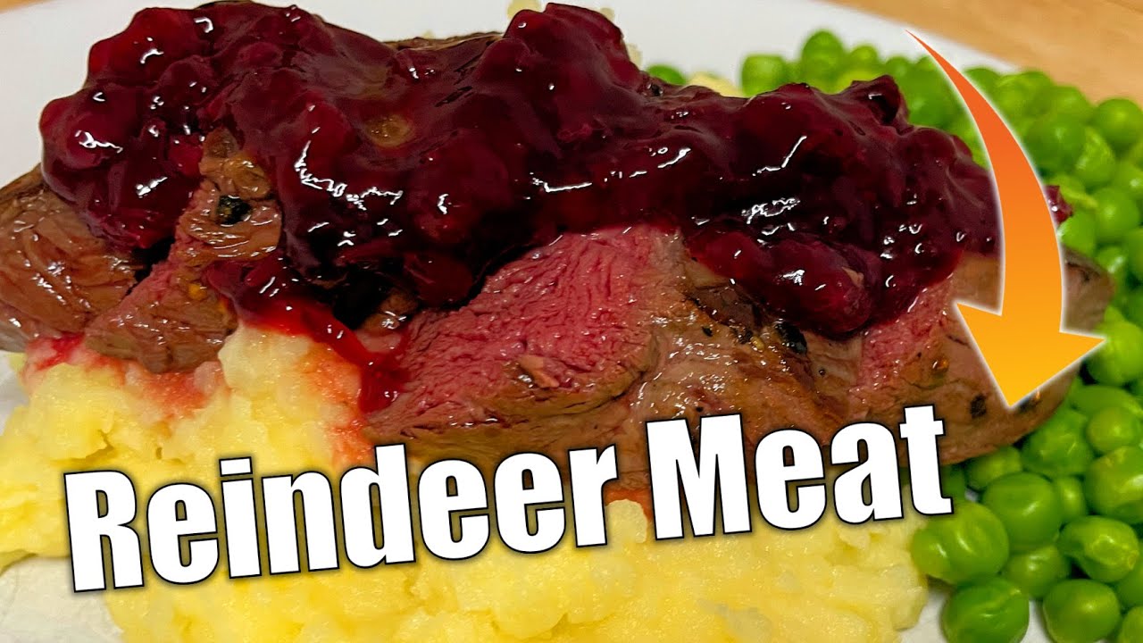 Eating Reindeer Meat for the First Time - Exotic Meat Taste Test - YouTube