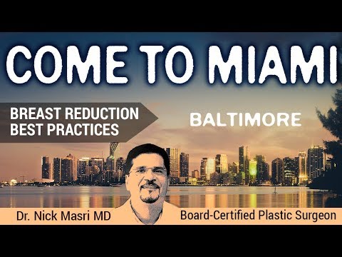 BREAST REDUCTION BALTIMORE - Dr. Nick Masri MD Interview