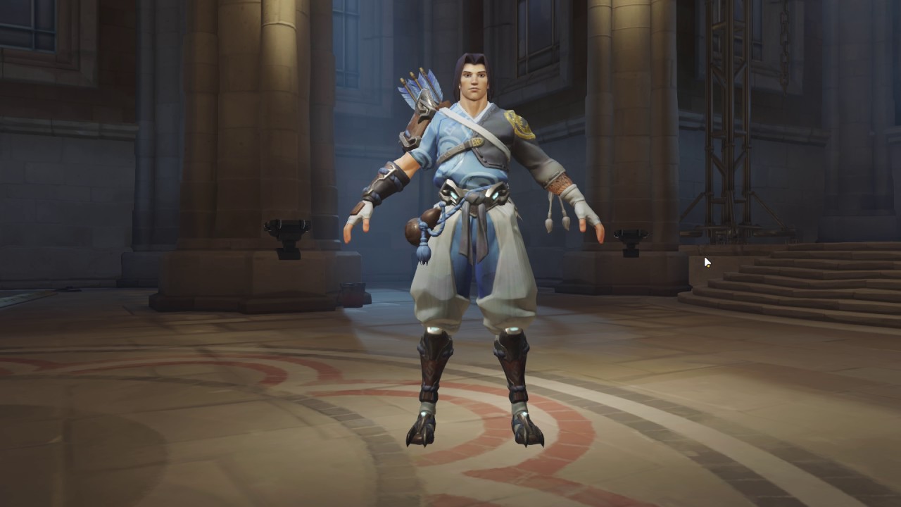 Overwatch - Hanzo T-posing - YouTube