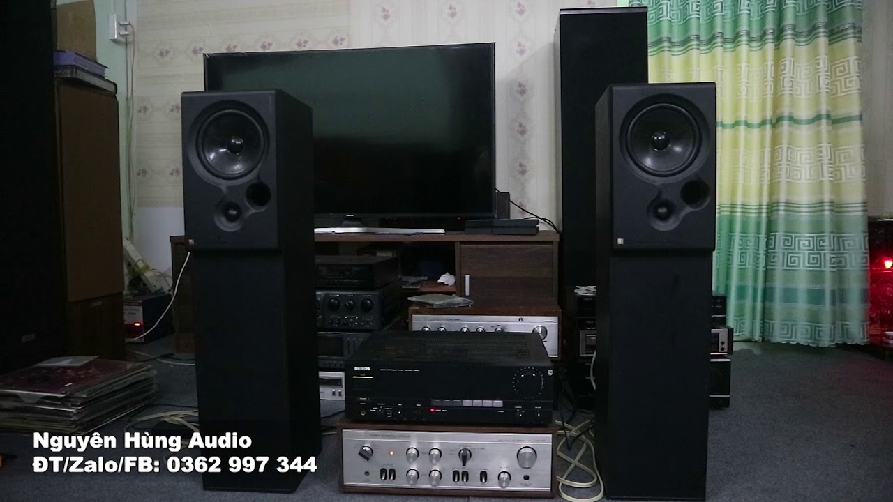 LOA AMPLI CHÂU ÂU CHƯA ĐẾN 13 TRIỆU KEF CODA 9 VÀ PHILIPS FA890 - YouTube