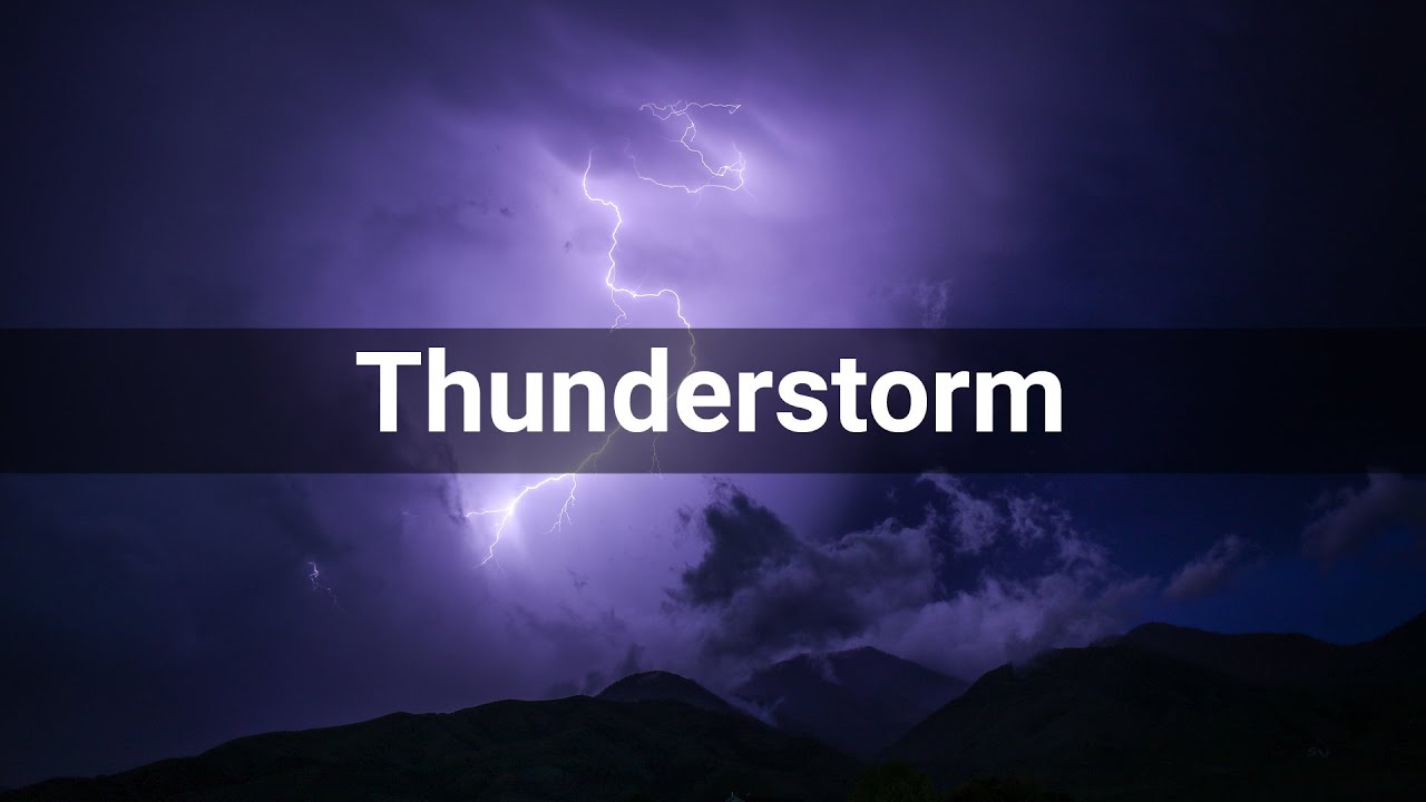 Thunderstorm • Weather • Sounds Effects (No Copyright Sounds) - YouTube