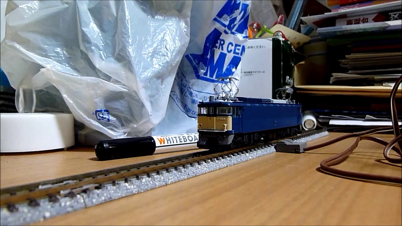 Nゲージ TOMIX 5504 パワーユニットN-1で試運転 - YouTube