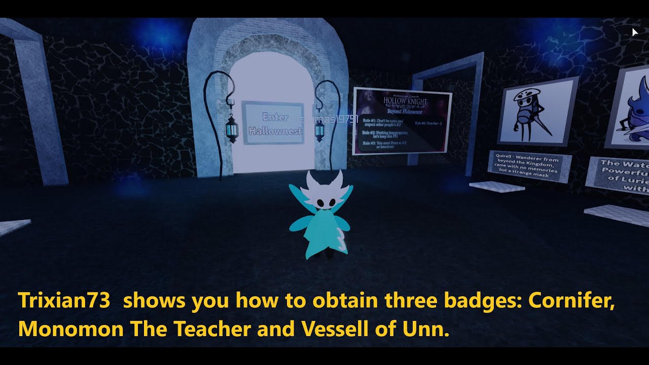 Roblox: "Hollow Knight RP Beyond Hallownest " HOW TO OBTAIN THREE ...