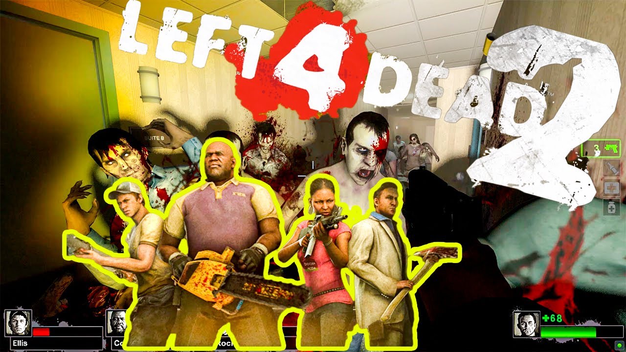 Left 4 Dead 2 Juego 1 🧟Matando zombies - YouTube