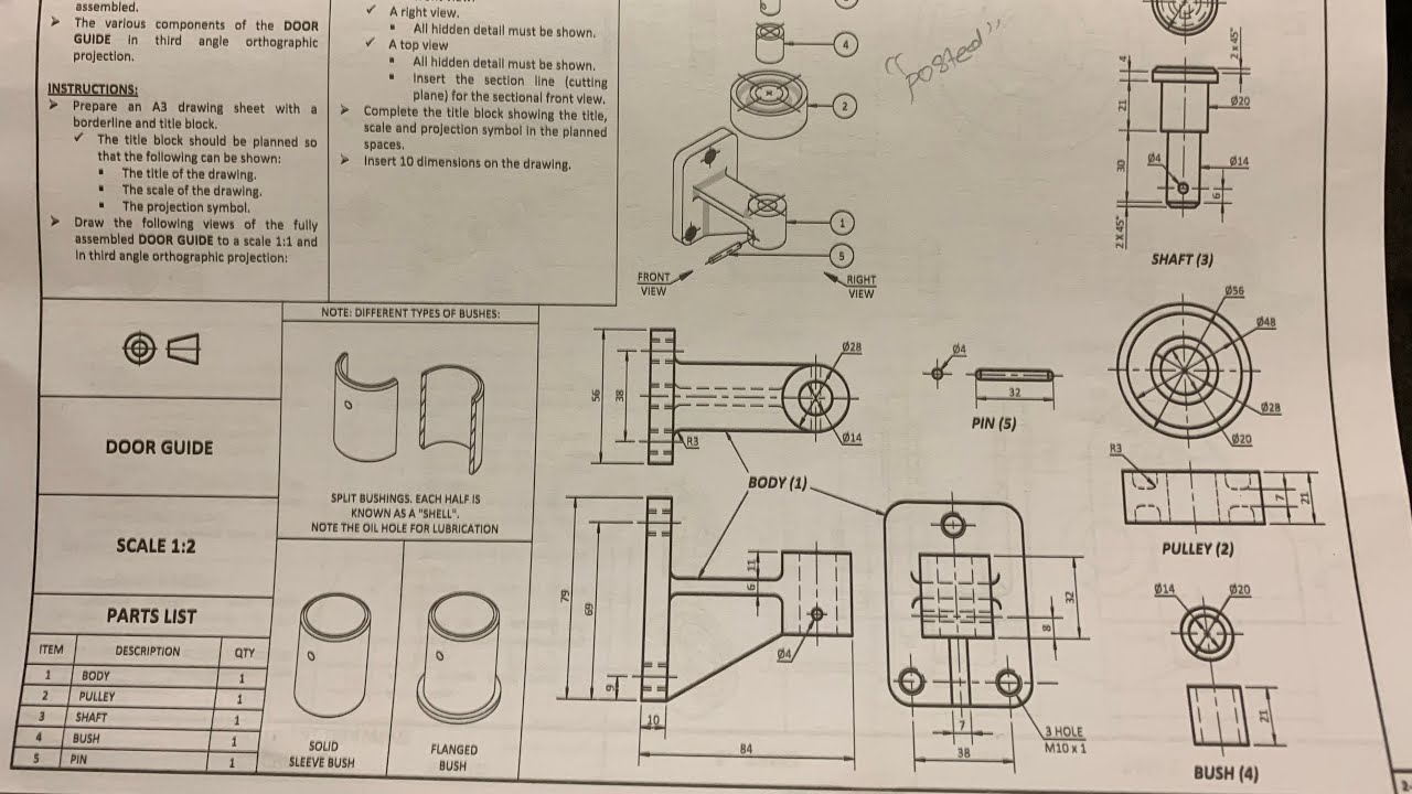 EGD/Grd 11/Assembly Drg/Part3️⃣ - YouTube
