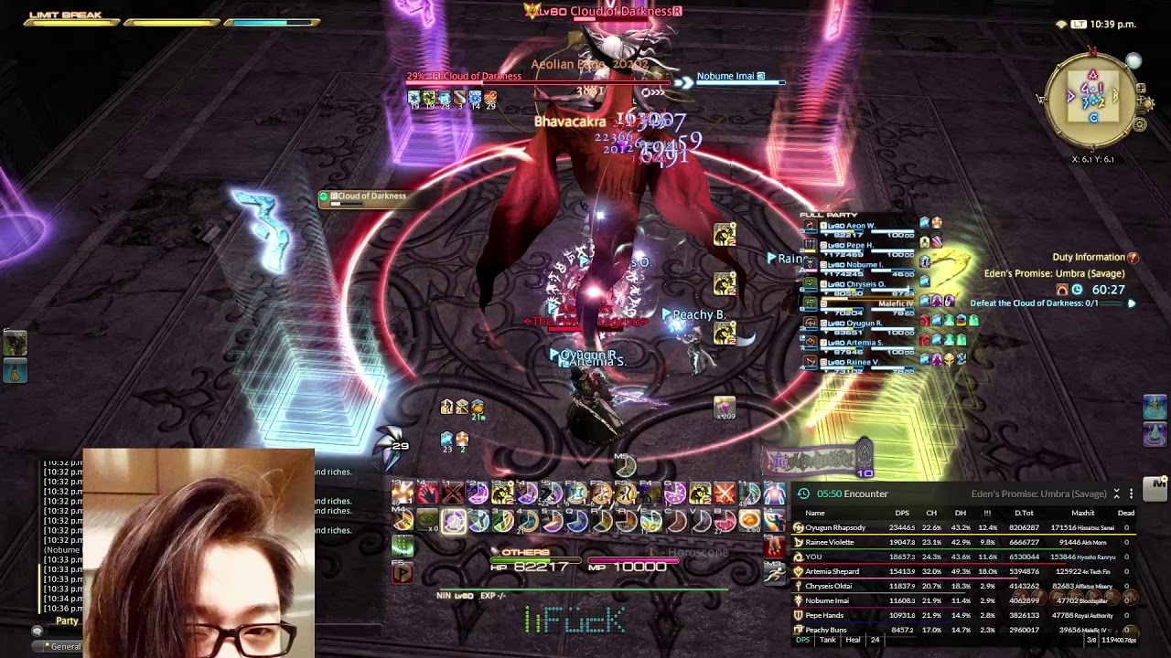 FFXIV - Ninja POV e9s Umbra clear - YouTube