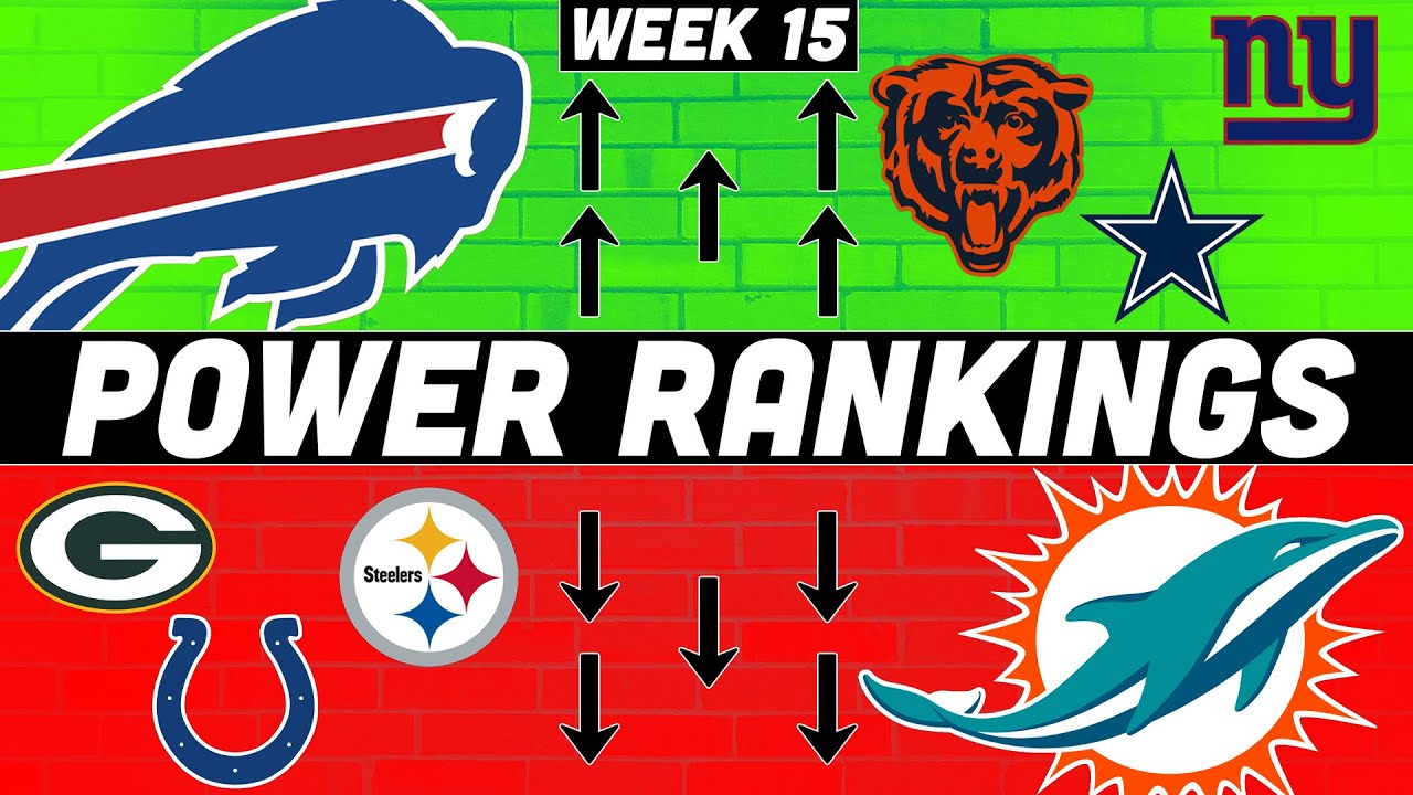 NFL week 15 power rankings | 2023 NFL season - DOLPHINS FALL WHILE ...