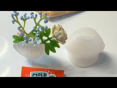 Make a mini verse make it lifestyle with me! Resin seashell flower vase ...