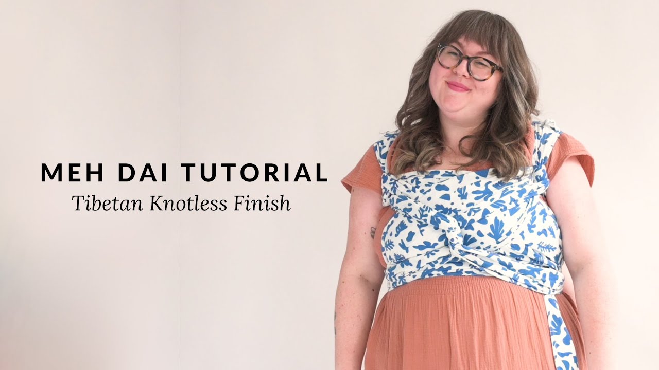 Step-by-Step Meh Dai Tutorial: Knotless Tibetan Finish - YouTube
