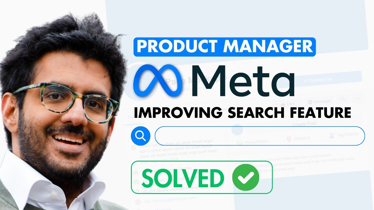 Meta Product Manager Interview Question Solved | Improving Search ...