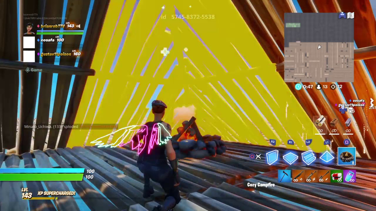 I healed in the fortnite creative storm and won - YouTube