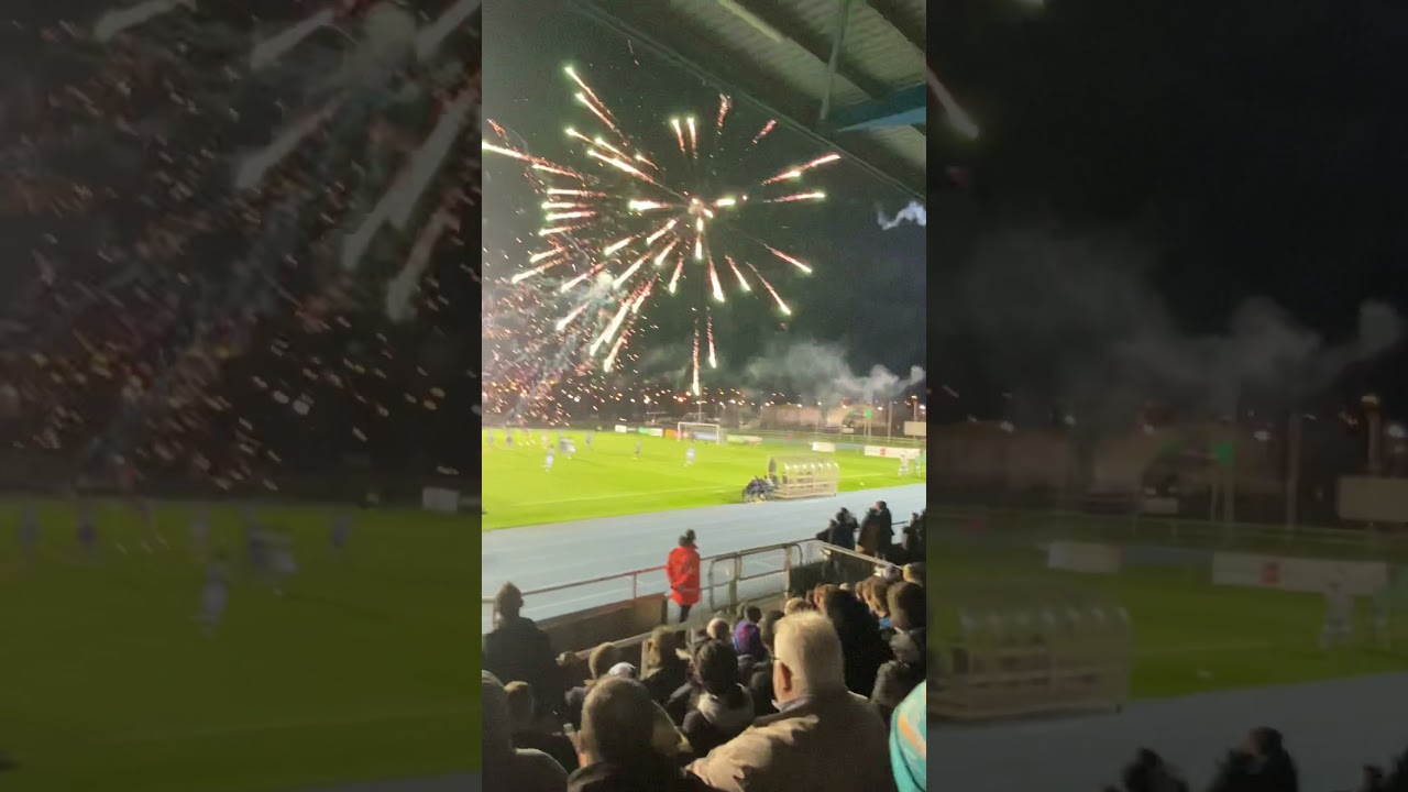 Shamrock Rovers fans at RSC - YouTube