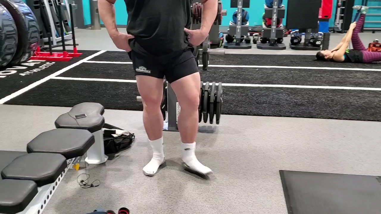 Natural Powerlifter @ 280 lbs & 52 years old - YouTube