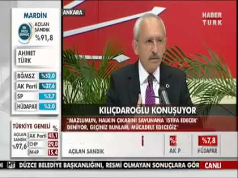 Kemal Kılıçdaroğlu Seçim Sonrası Çok Sert Açıklamalar [YEREL SEÇİM 30/03/2014] [HD]