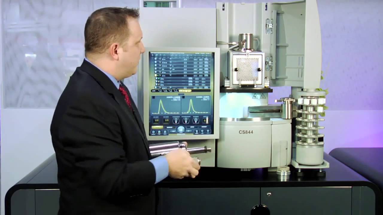 LECO Corporation - CS844 Carbon and Sulfur Determinator - YouTube