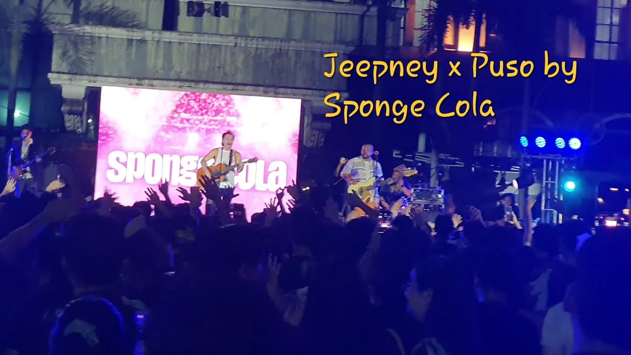 Jeepney x Puso | Sponge Cola | Live 2023 - YouTube