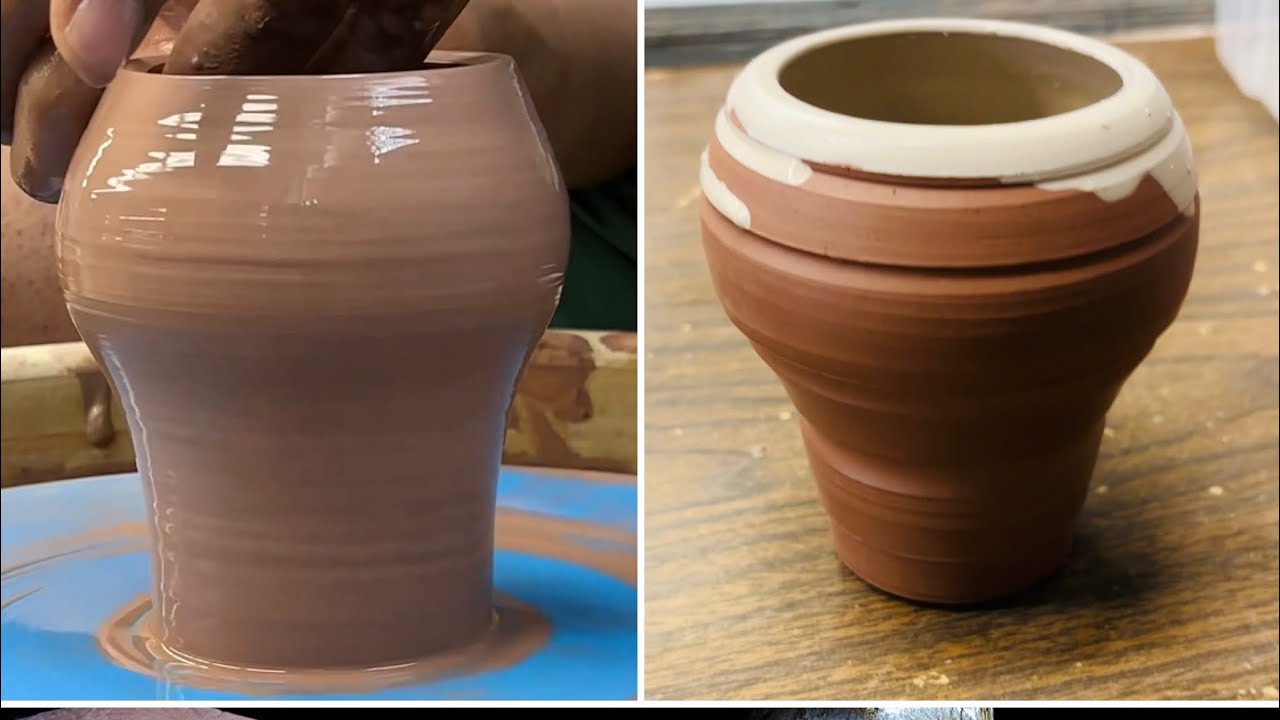 Throwing a Small Vessel at the Pottery Studio - YouTube