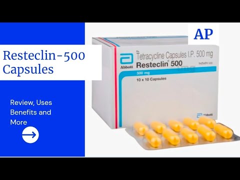 Resteclin 500 Capsules||Tetracycline Capsules Review, Uses, Benefits ...