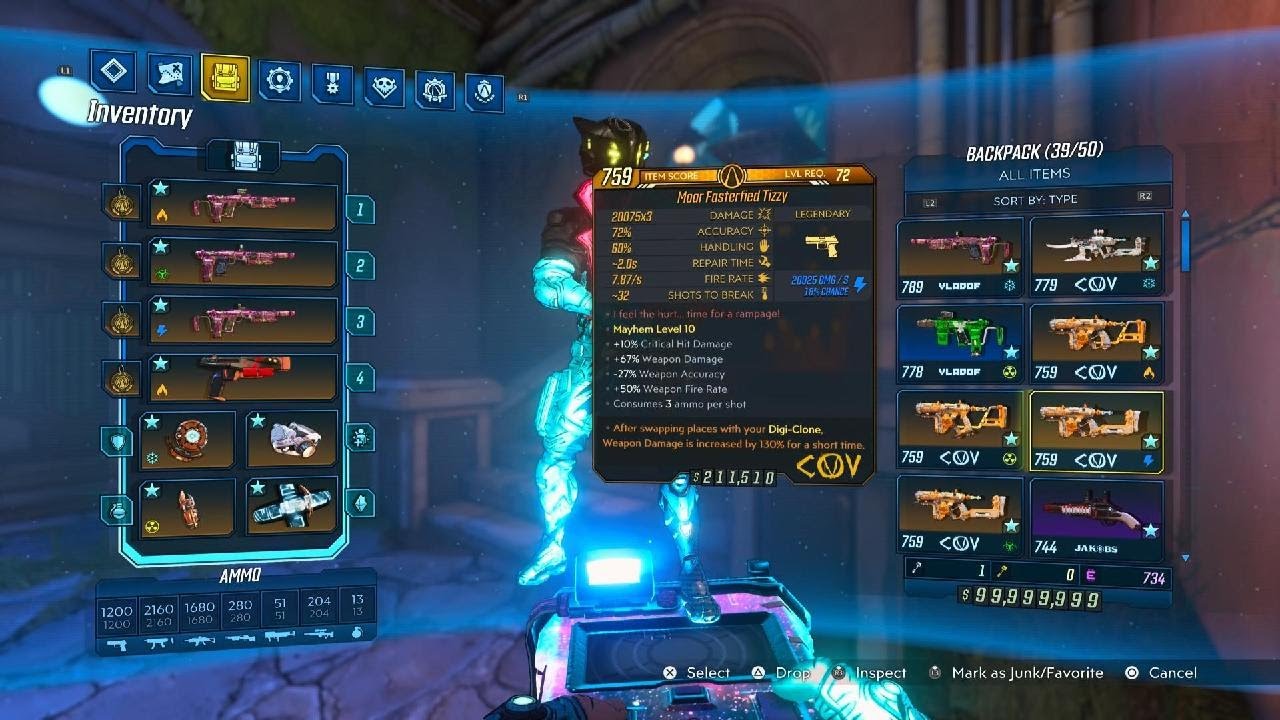 BL3 Zane build cold grease build - YouTube