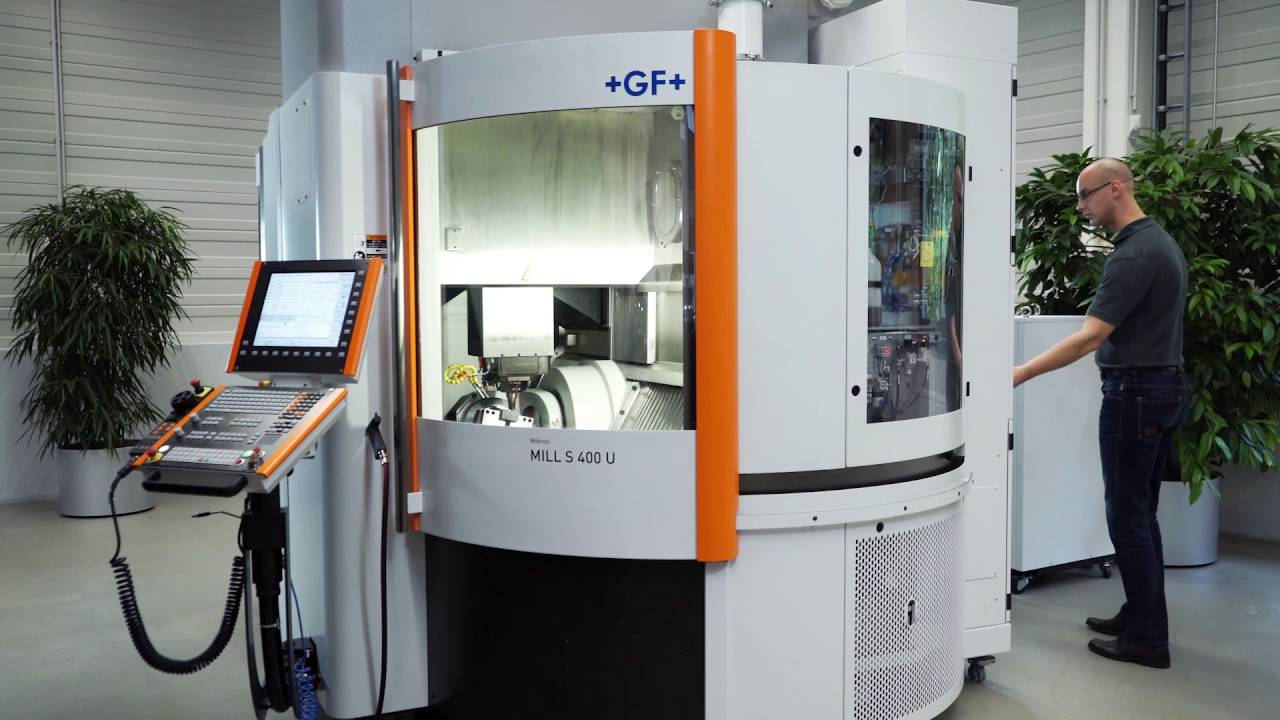 Mikron MILL S 400/500 U - YouTube